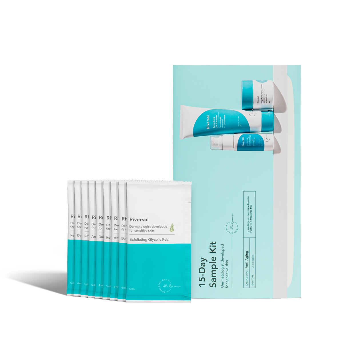 15-Day Sample Kit | Riversol Dermatologist Developed