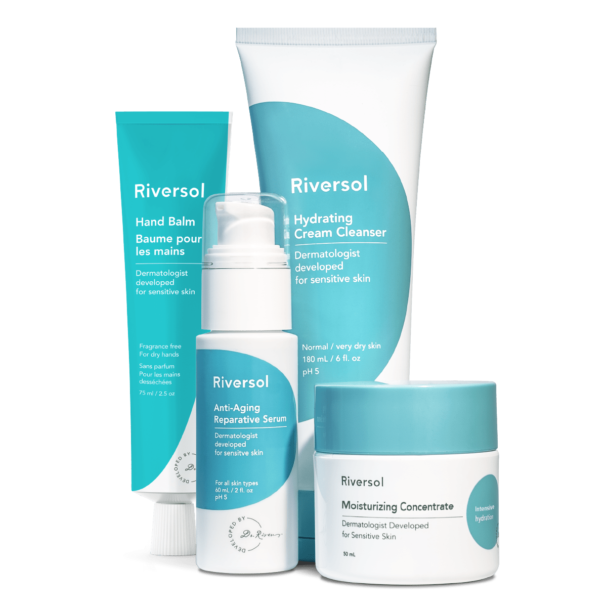 Anti-Aging Trio and Hand Balm | Riversol Derm Developed