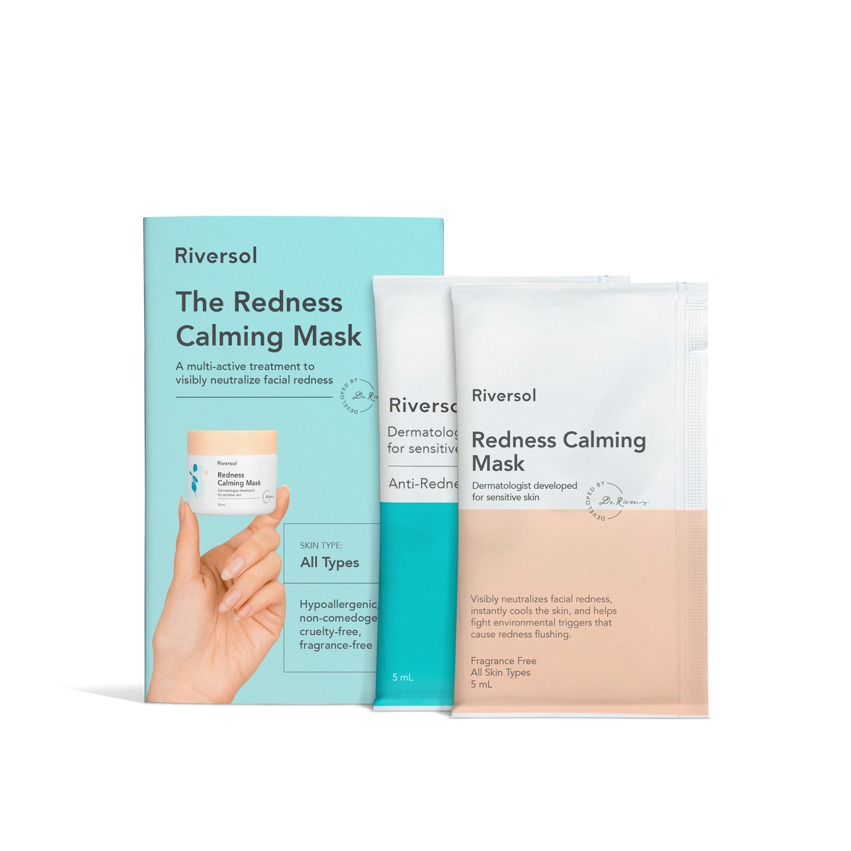 Redness Calming Mask Premium Sample | Riversol Dermatologist Developed